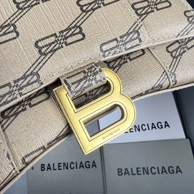 Factory-made Balenciaga BB Monogram Hourglass Bag - Vintage Chic Redefined