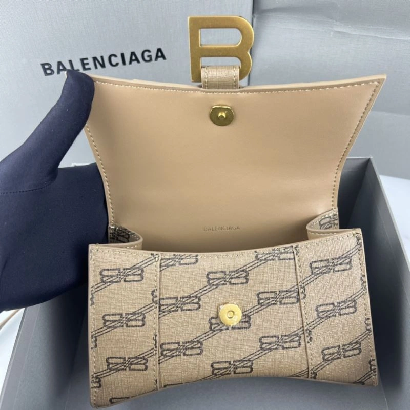 Factory-made Balenciaga BB Monogram Hourglass Bag - Vintage Chic Redefined