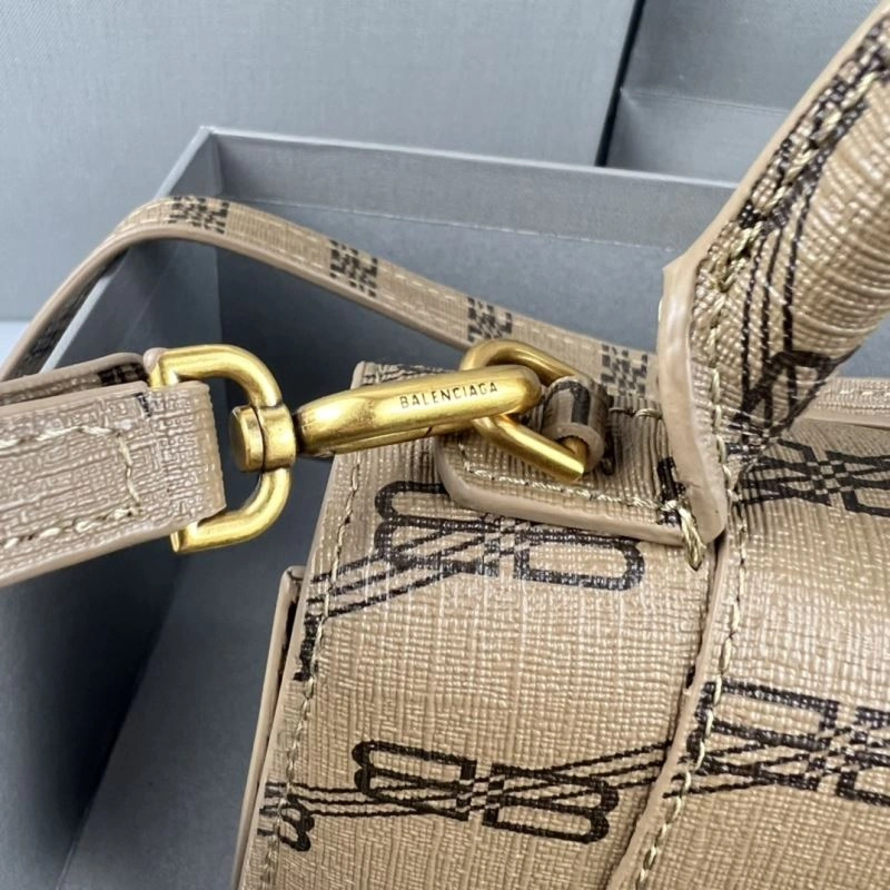 Factory-made Balenciaga BB Monogram Hourglass Bag - Vintage Chic Redefined