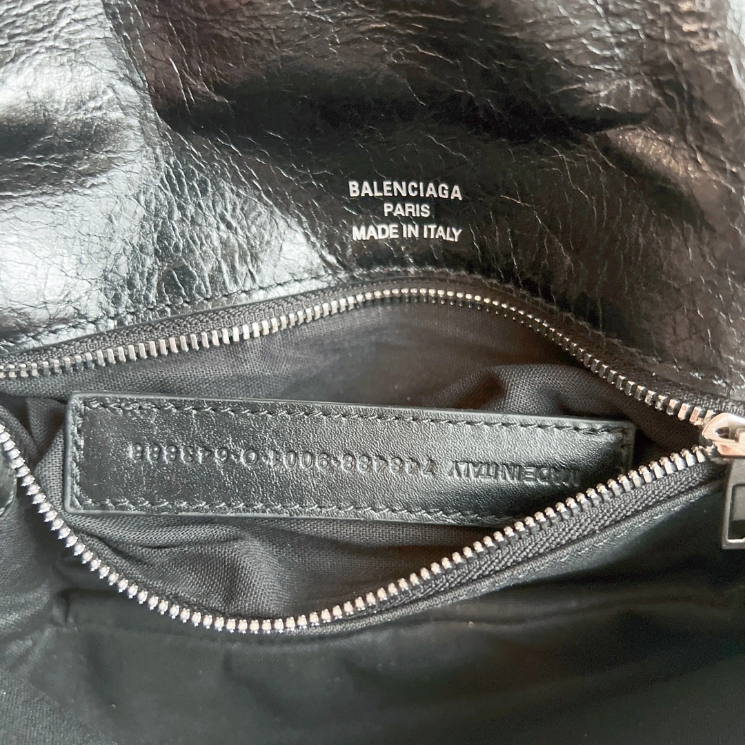 Reasonably priced Balenciaga BB Soft Chain Bag - Small Oil Wax Black Elegance