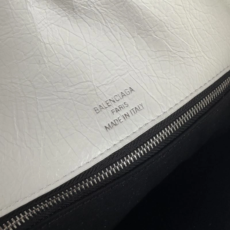Exact replica Balenciaga BB Soft Large White Underarm Chain Bag - Model 92845