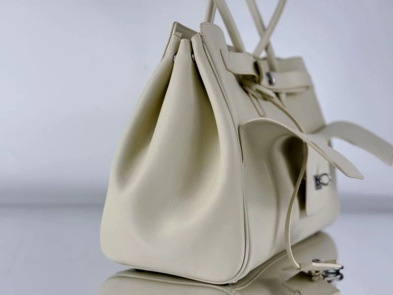 1:1 copy Balenciaga Bel-Air Oversized Minimalist Calfskin Bag with Square Lock