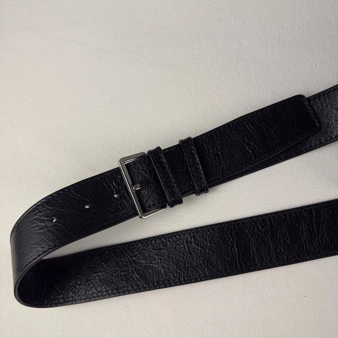 Economical Balenciaga Black Cracked Lambskin Motorcycle Chest Bag