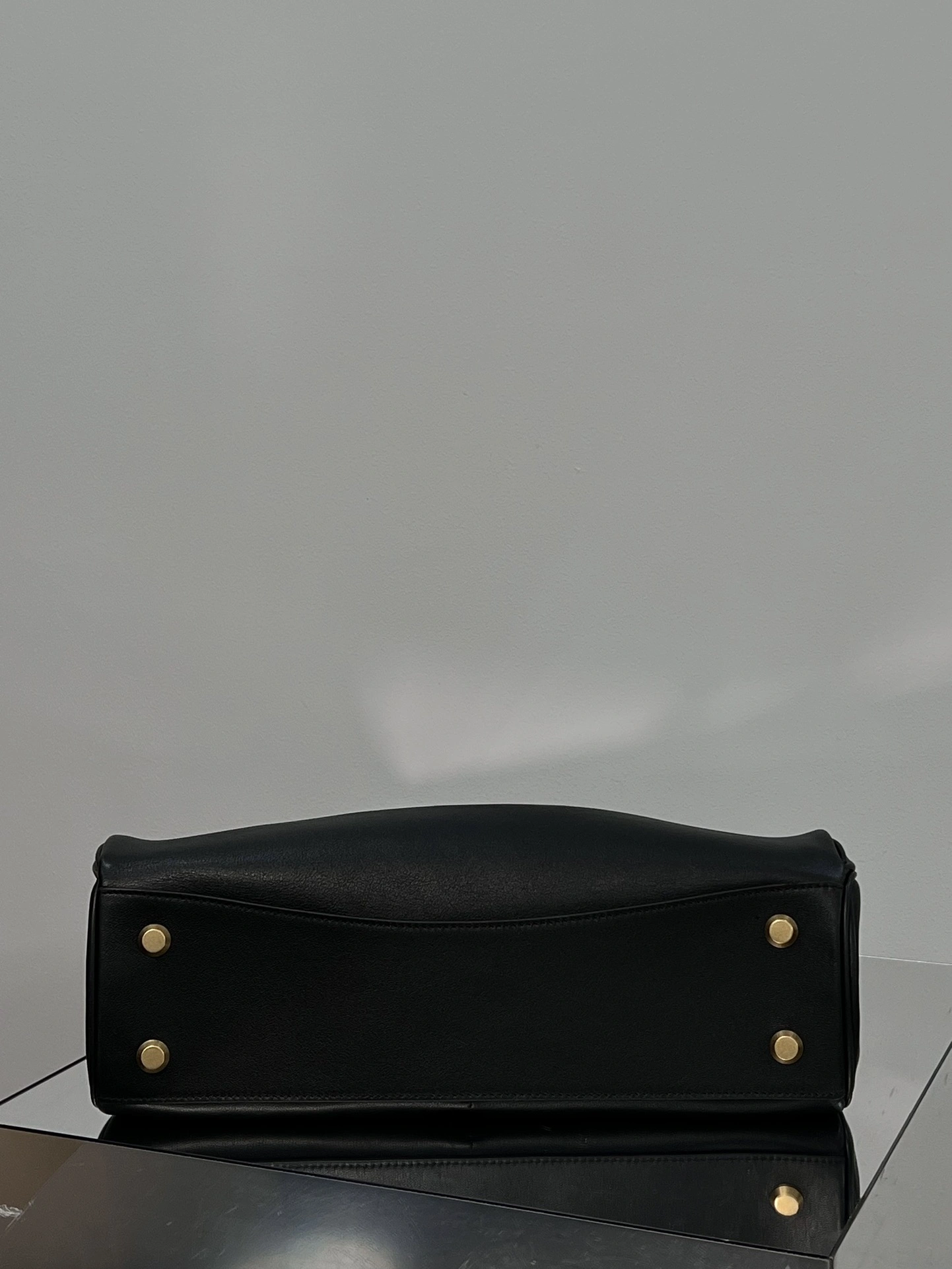 Top mirror Balenciaga Black Gold Series Medium Handbag - Rebel Chic Masterpiece