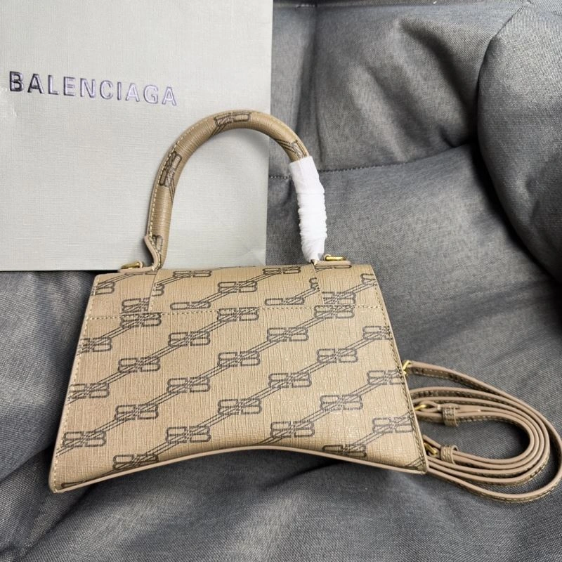 High accuracy Balenciaga Brown Crescent Hourglass Bag - S Size