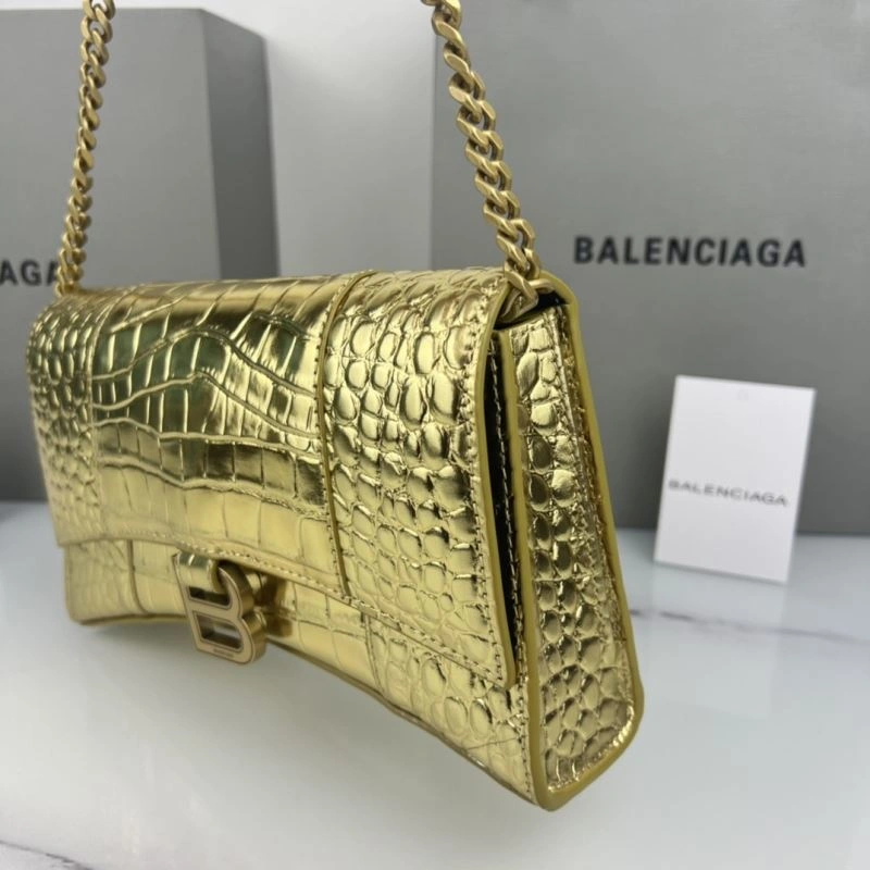 Bargain Balenciaga Chic Crescent Hourglass Chain Bag - B Brand Exclusive
