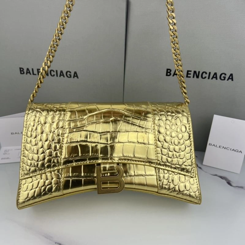 Bargain Balenciaga Chic Crescent Hourglass Chain Bag - B Brand Exclusive