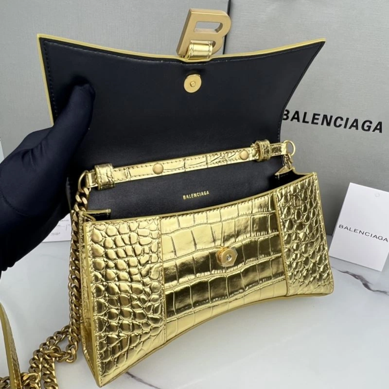 Bargain Balenciaga Chic Crescent Hourglass Chain Bag - B Brand Exclusive