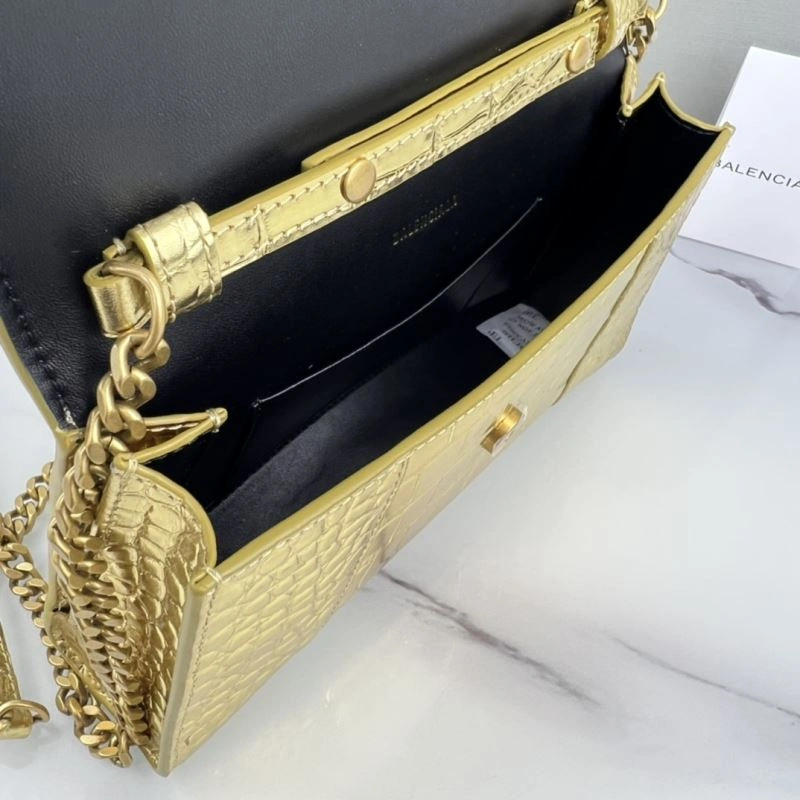Bargain Balenciaga Chic Crescent Hourglass Chain Bag - B Brand Exclusive