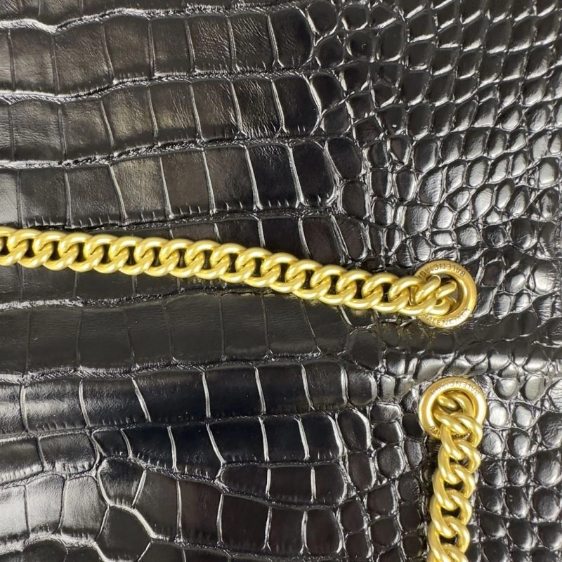 Brand-original Balenciaga Chic Crush Pleated Chain Bag - Large Crocodile Style