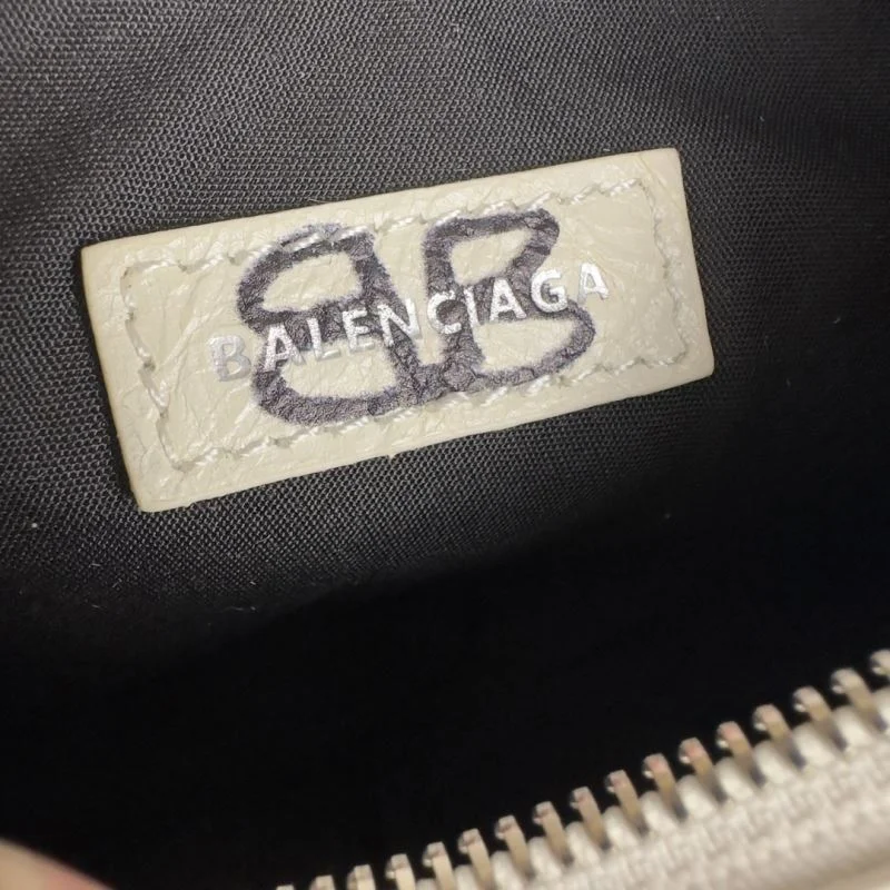 Mirror quality Balenciaga Chic GraffitiBalenciaga Le Cagole Half-Moon Bag