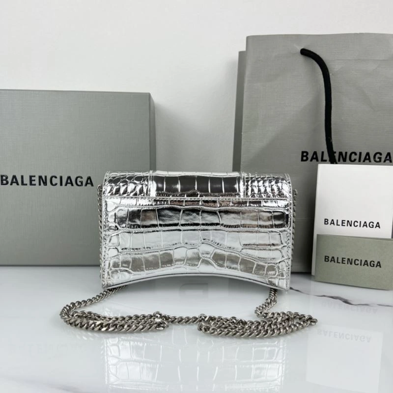 Affordable Balenciaga Chic Hourglass Crescent Chain Bag by B Brand - 19cm