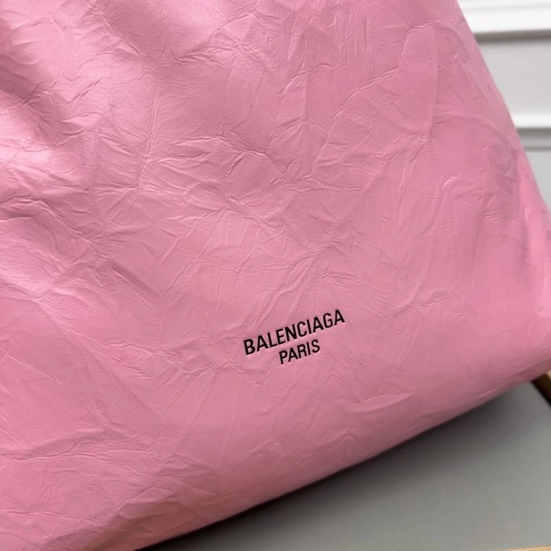 Precise copy Balenciaga Chic Pleated Crush Tote - Large Size Stylish Garbage Bag