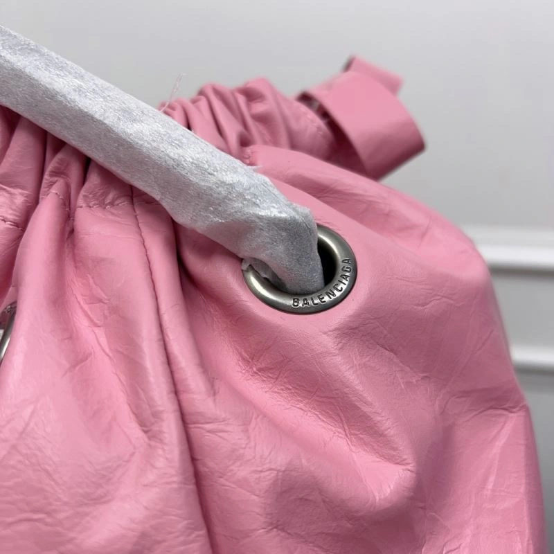 Precise copy Balenciaga Chic Pleated Crush Tote - Large Size Stylish Garbage Bag