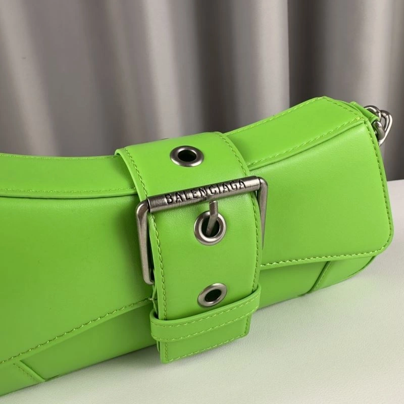 Cut-rate Balenciaga Chic Trapezoidal Lindsay Handbag - Vintage Green Charm