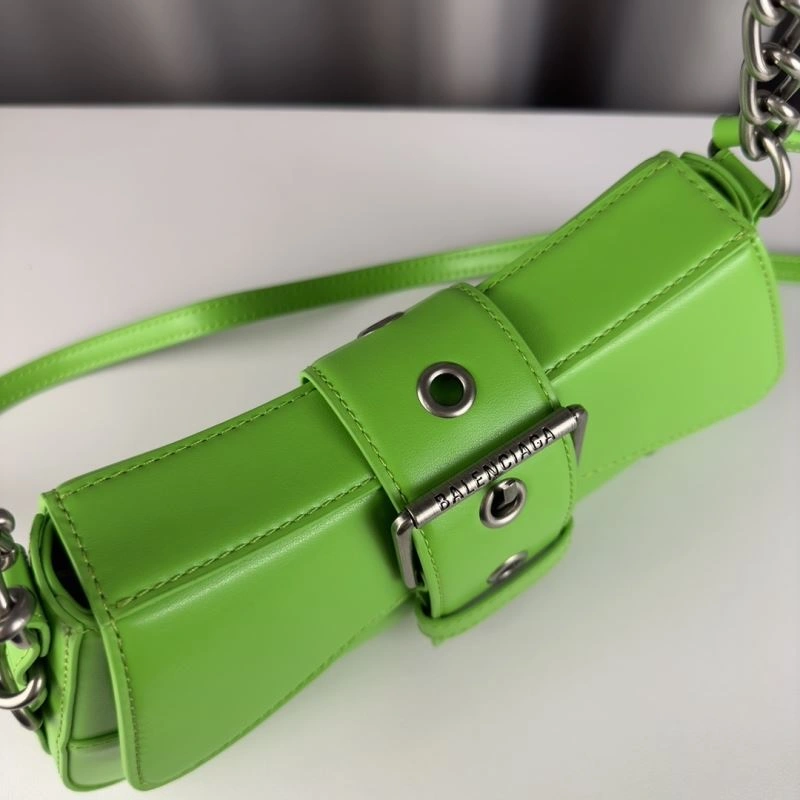 Cut-rate Balenciaga Chic Trapezoidal Lindsay Handbag - Vintage Green Charm