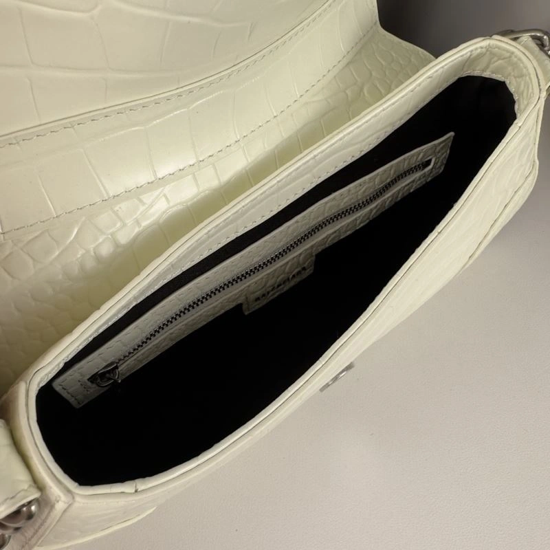 Affordable Balenciaga Chic Triangular Flap Crocodile Handbag - Lindsay Series