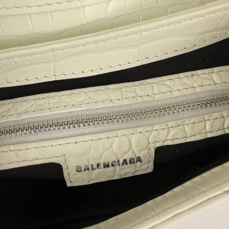 Affordable Balenciaga Chic Triangular Flap Crocodile Handbag - Lindsay Series