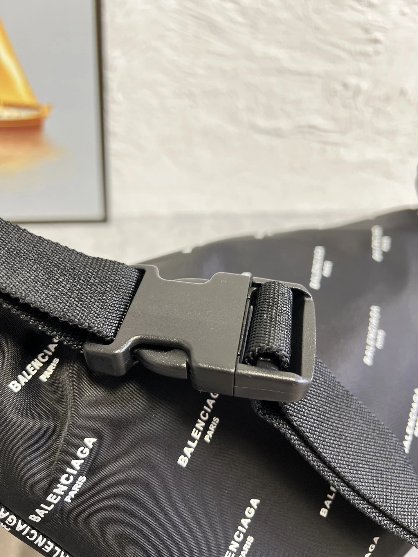 Original Balenciaga City Series Paris Explorer Black Waist Bag