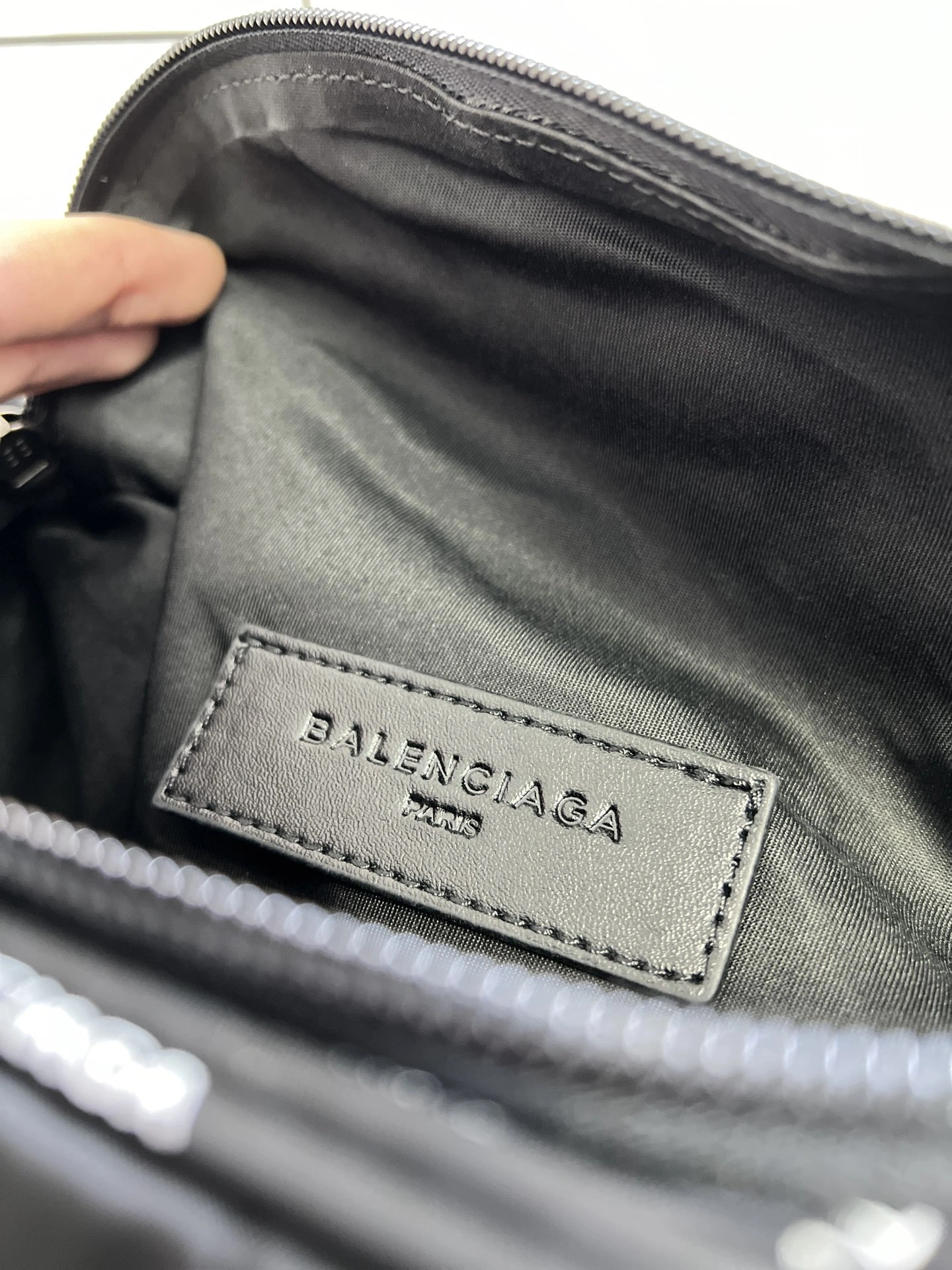 Original Balenciaga City Series Paris Explorer Black Waist Bag
