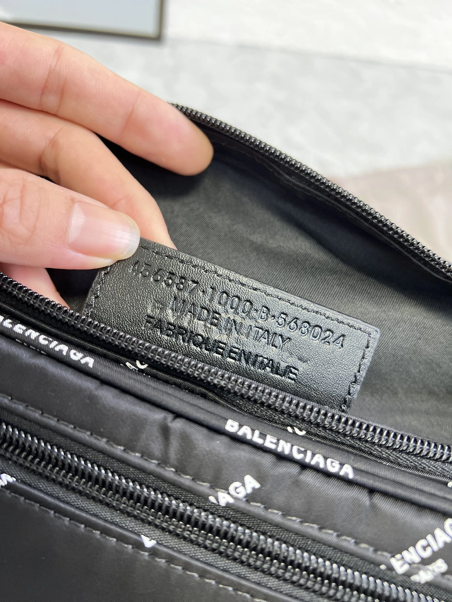Original Balenciaga City Series Paris Explorer Black Waist Bag