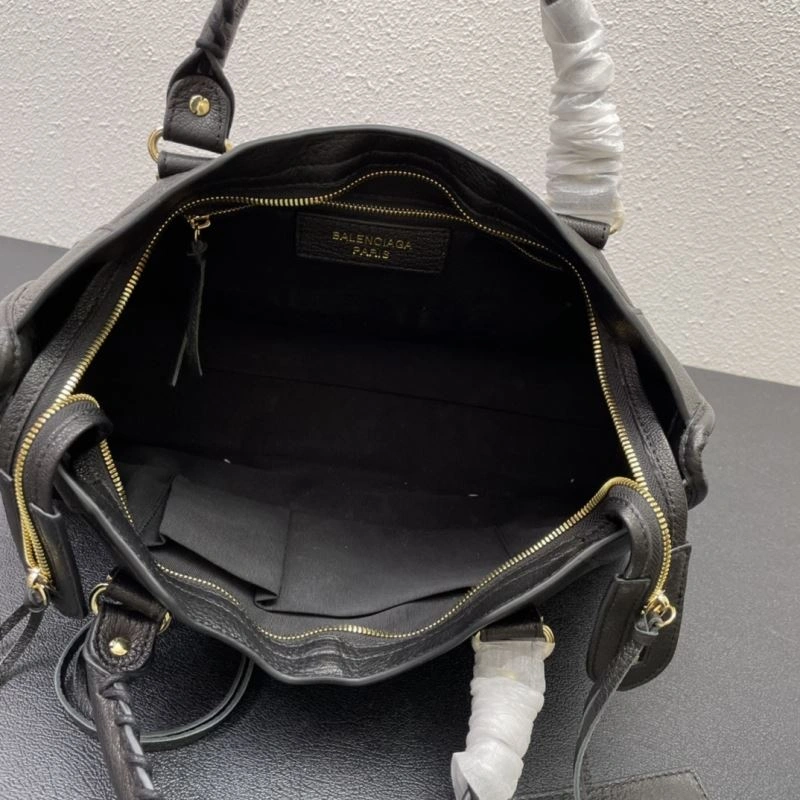 Brand-original Balenciaga Classic Goat Leather Large Motorcycle Bag
