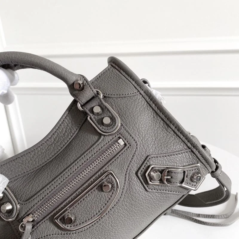 Value-priced Balenciaga Classic Italian Goat Leather Motorcycle Bag - Mini 23cm