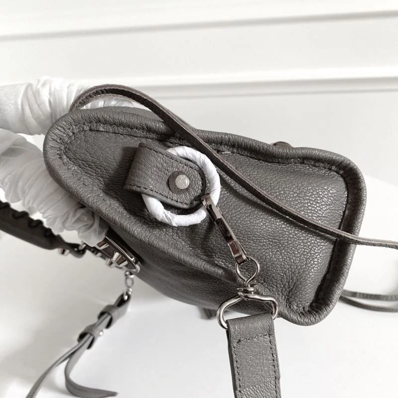 Value-priced Balenciaga Classic Italian Goat Leather Motorcycle Bag - Mini 23cm