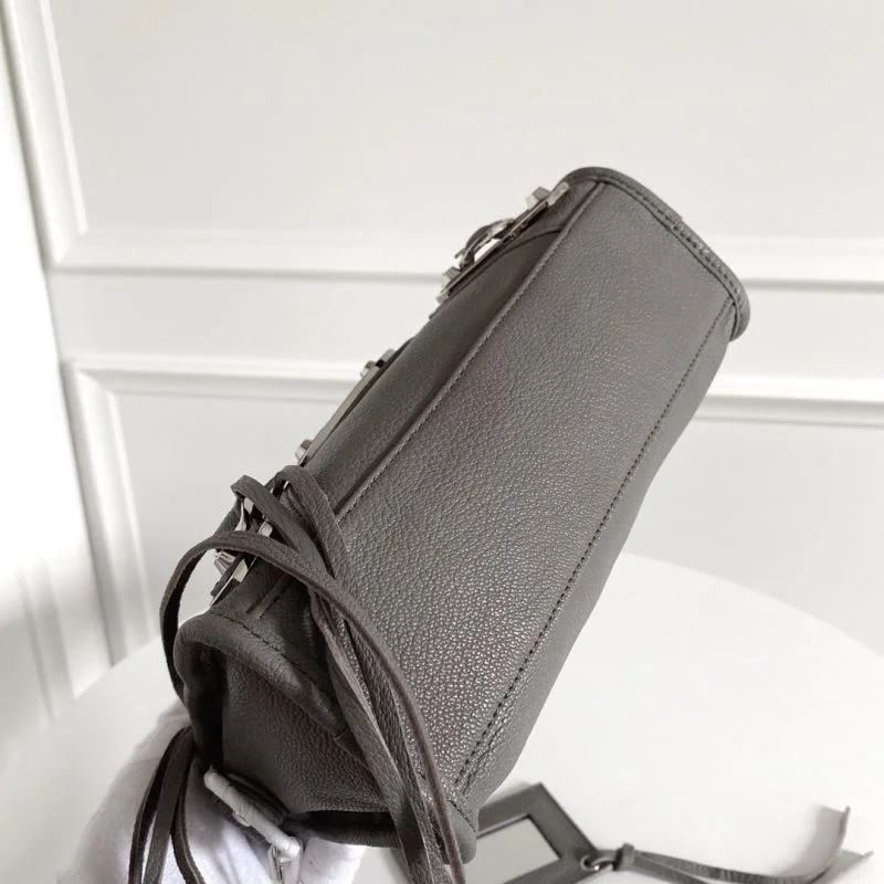 Value-priced Balenciaga Classic Italian Goat Leather Motorcycle Bag - Mini 23cm