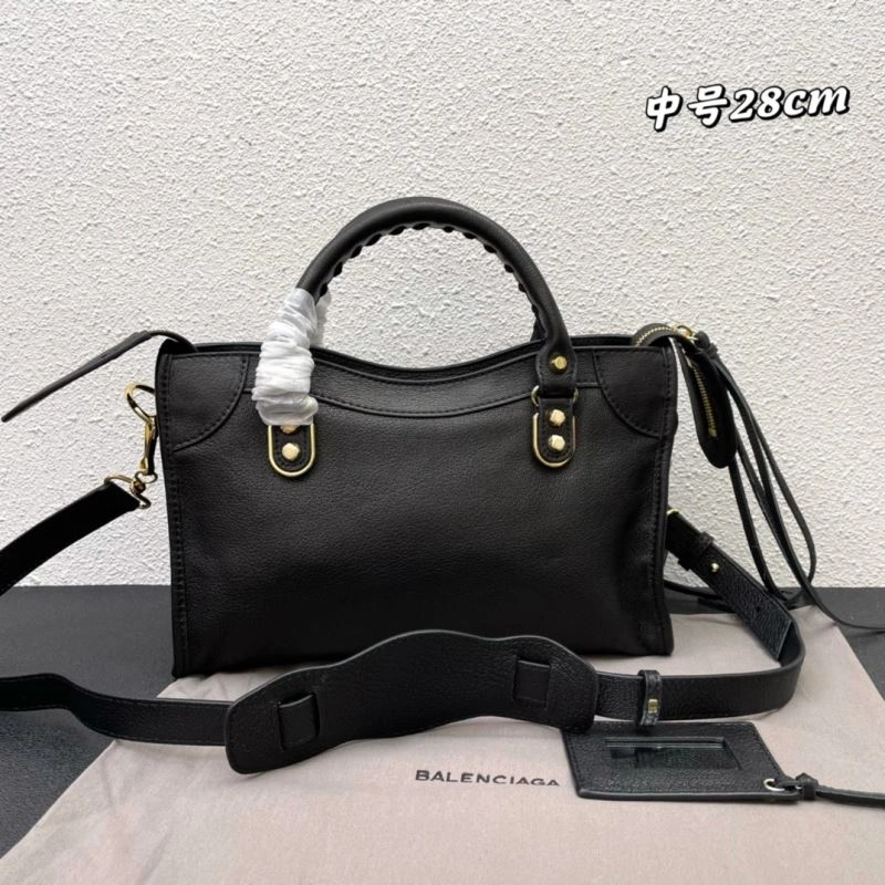 Inexpensive Balenciaga Classic Medium Motorcycle Bag with Detachable Strap