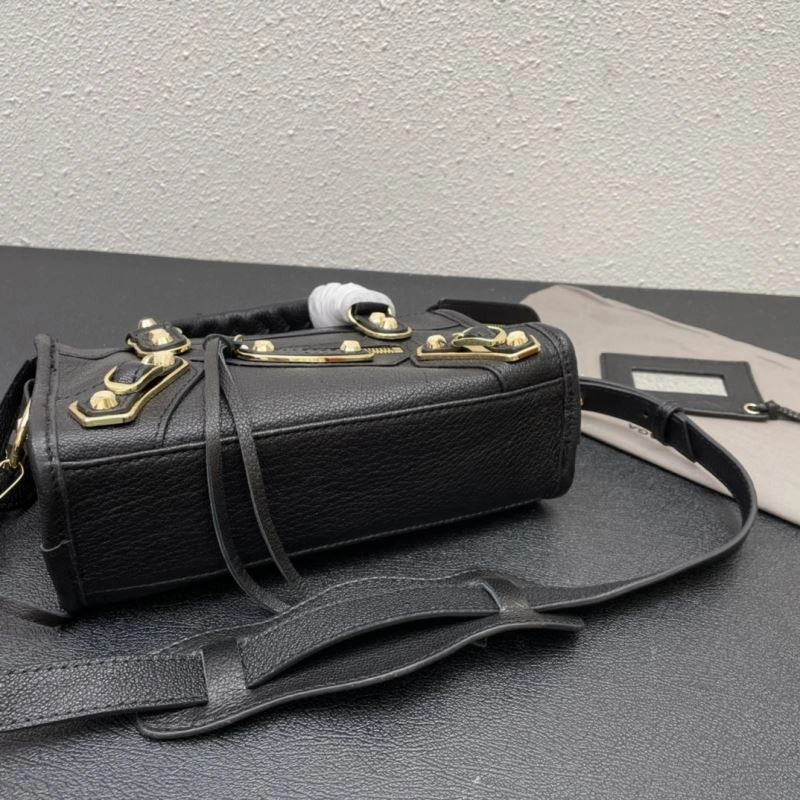 Inexpensive Balenciaga Classic Medium Motorcycle Bag with Detachable Strap