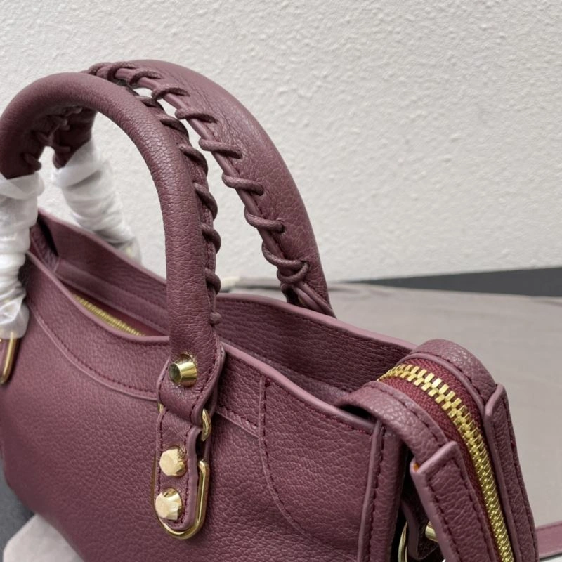 Genuine Balenciaga Classic Medium Motorcycle Bag with Detachable Strap