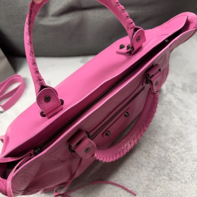 Brand-authenticated Balenciaga Classic Motorcycle Bag - Streamlined Elegance