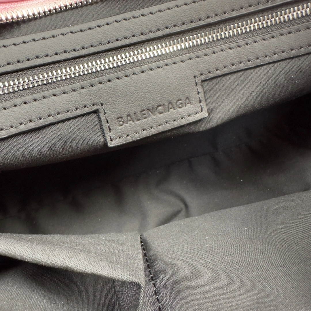 Official Balenciaga Classic Series Lightweight Motorcycle Bag - Elegant Comeback
