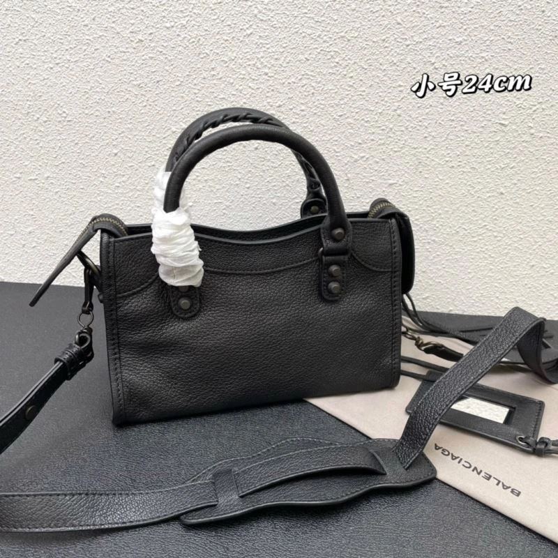 Top mirror Balenciaga Classic Small Motorcycle Bag in Goat Leather