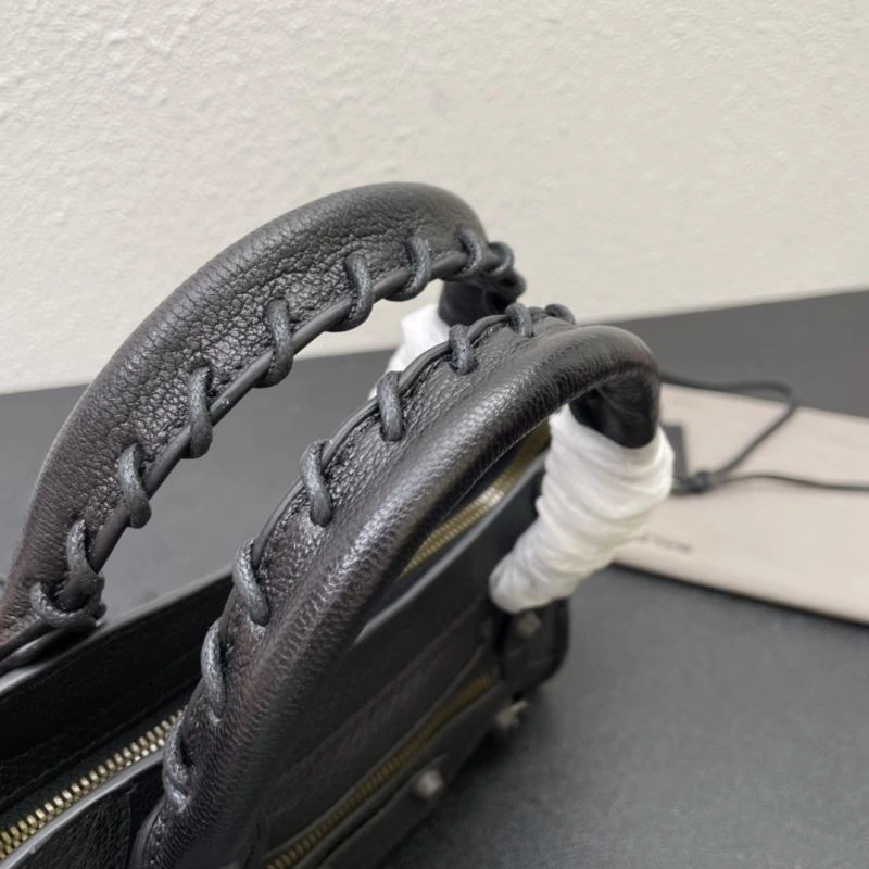 Top mirror Balenciaga Classic Small Motorcycle Bag in Goat Leather