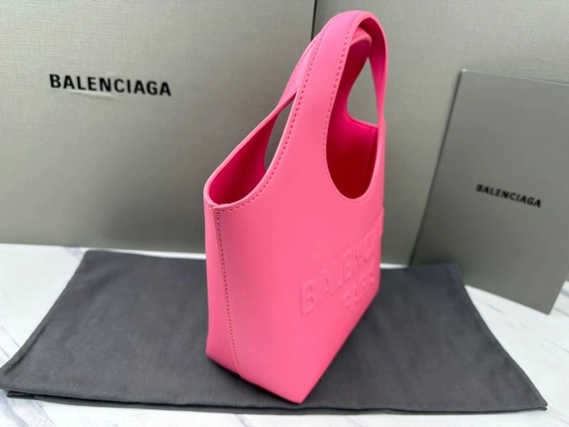 Reasonably priced Balenciaga Compact Pink Leather BB23ss Handheld Small Bag - Cute Design