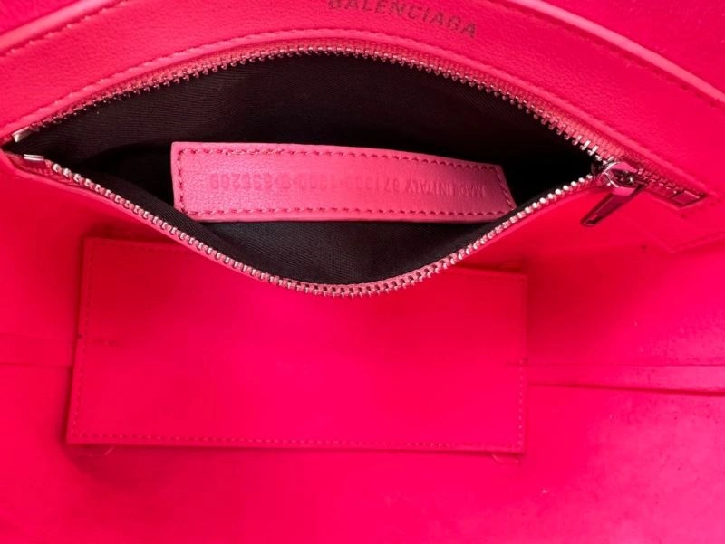 Reasonably priced Balenciaga Compact Pink Leather BB23ss Handheld Small Bag - Cute Design