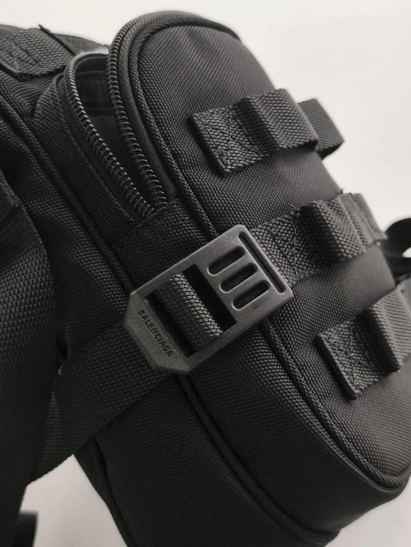 Top mirror Balenciaga Compact Waterproof Nylon Army Crossbody Bag
