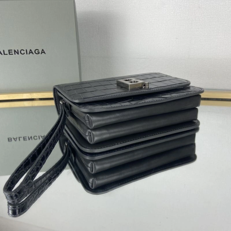 High fidelity Balenciaga Crocodile Pattern Crossbody Bag - Model 592898
