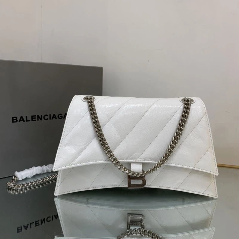 Balenciaga Crush Vintage Waxed Leather Bag - Medium Size 716393
