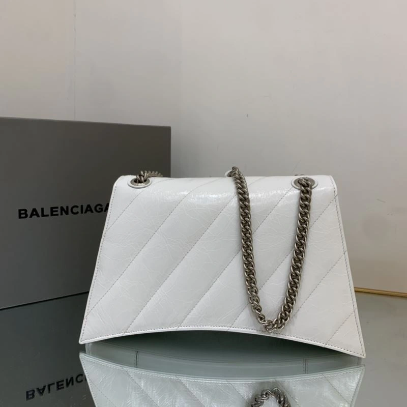 Top mirror Balenciaga Crush Vintage Waxed Leather Bag - Medium Size 716393