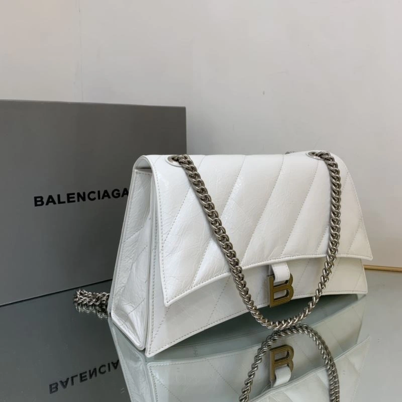 Top mirror Balenciaga Crush Vintage Waxed Leather Bag - Medium Size 716393