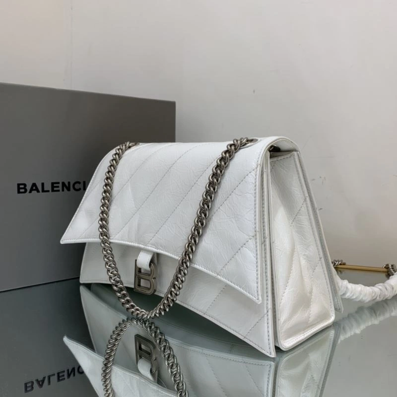 Top mirror Balenciaga Crush Vintage Waxed Leather Bag - Medium Size 716393