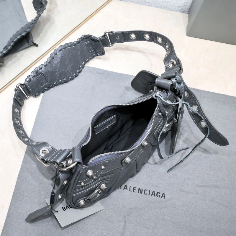 Real Balenciaga Dark Gray Crescent Bag - 26cm Size 12 6