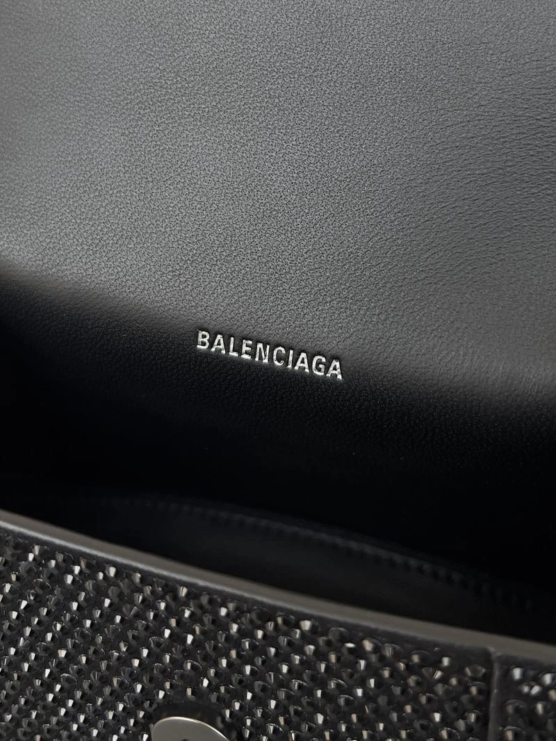 Top mirror Balenciaga Dazzling Diamond-Encrusted Hourglass Bag - Model 70552