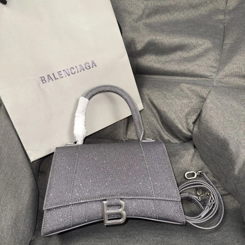 Balenciaga Dazzling Hourglass Bag - Starry Gray S Size