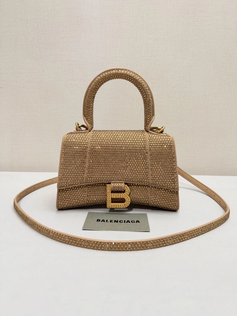 Balenciaga Diamond Elegance Hourglass Bag - Sparkling Chic Accessory