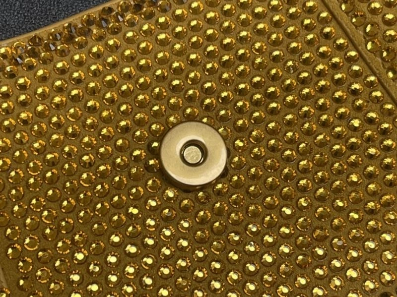 Legit Balenciaga Diamond-Embellished Hourglass Crescent Bag