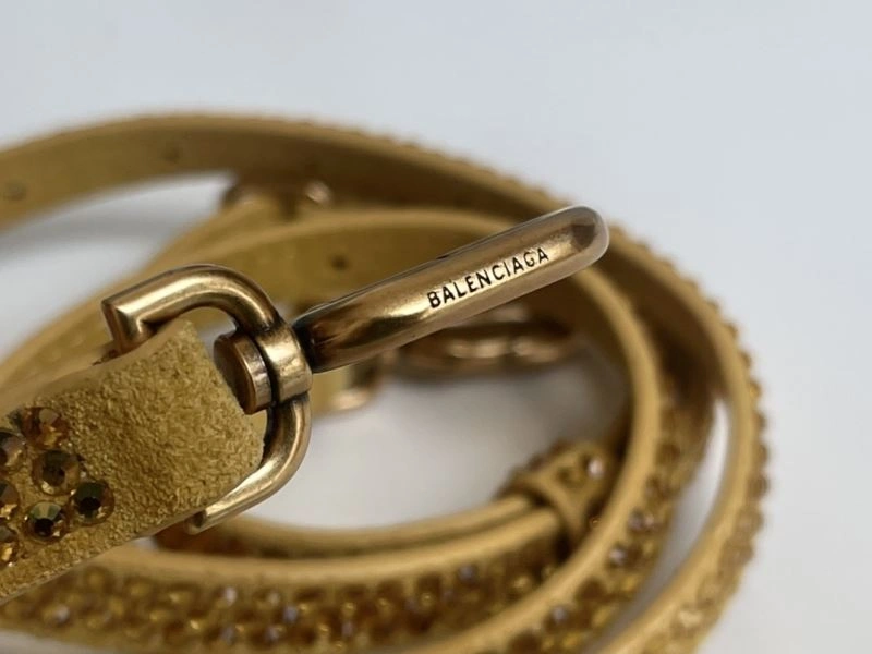 Legit Balenciaga Diamond-Embellished Hourglass Crescent Bag